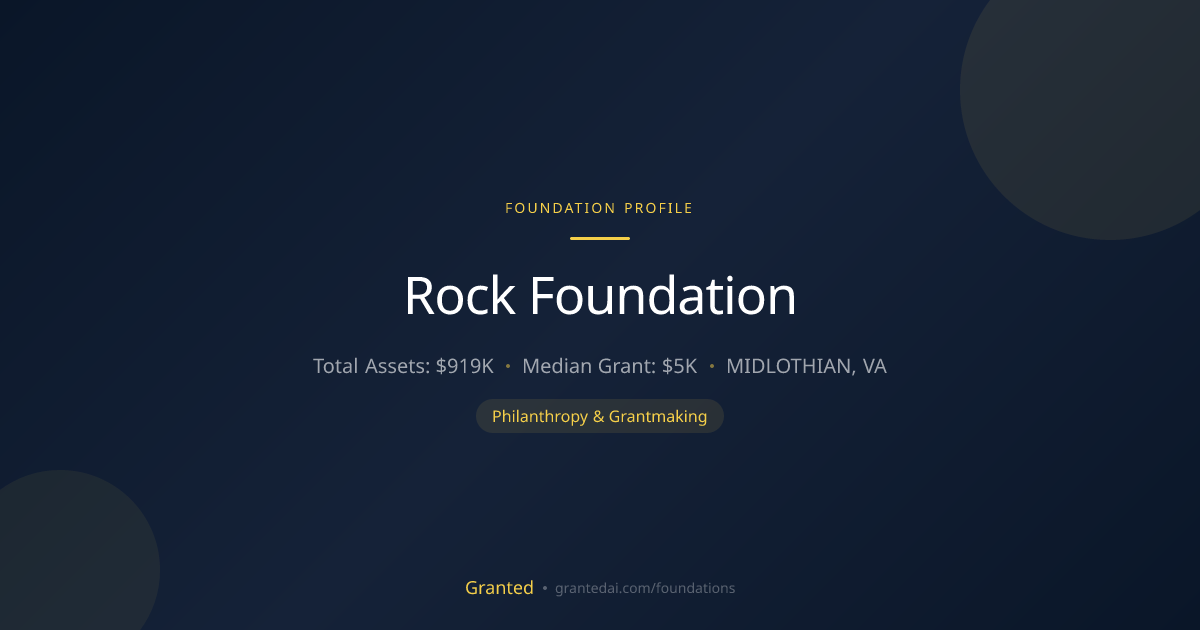 Rock Foundation | Granted AI