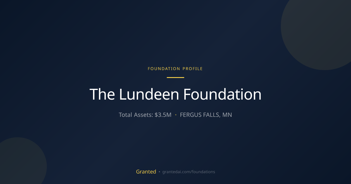 The Lundeen Foundation | Granted AI