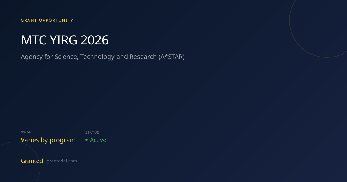 Mtc Yirg 2026 2026 Granted Ai